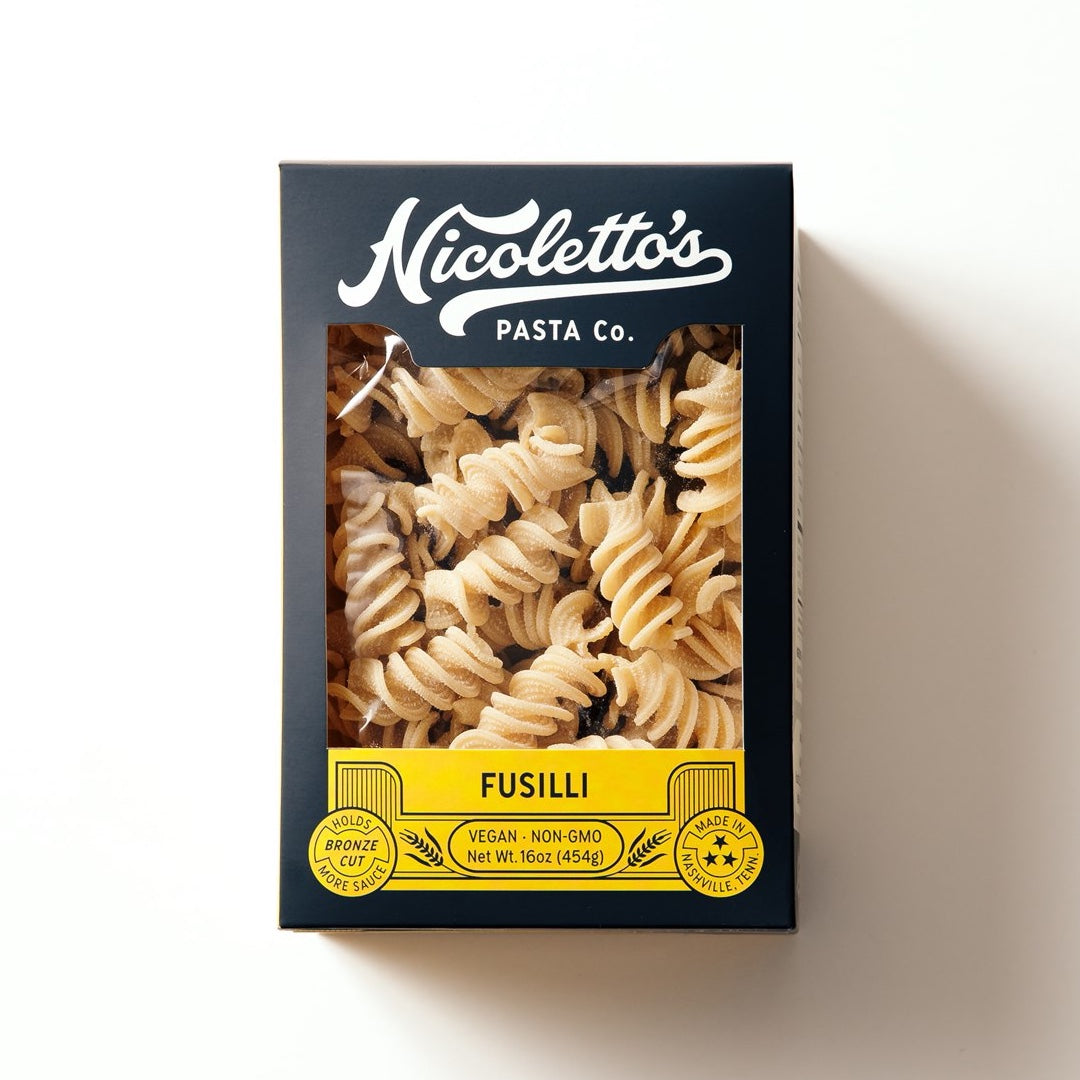 Bronze Cut Fusilli | Nicoletto's Pasta Co.
